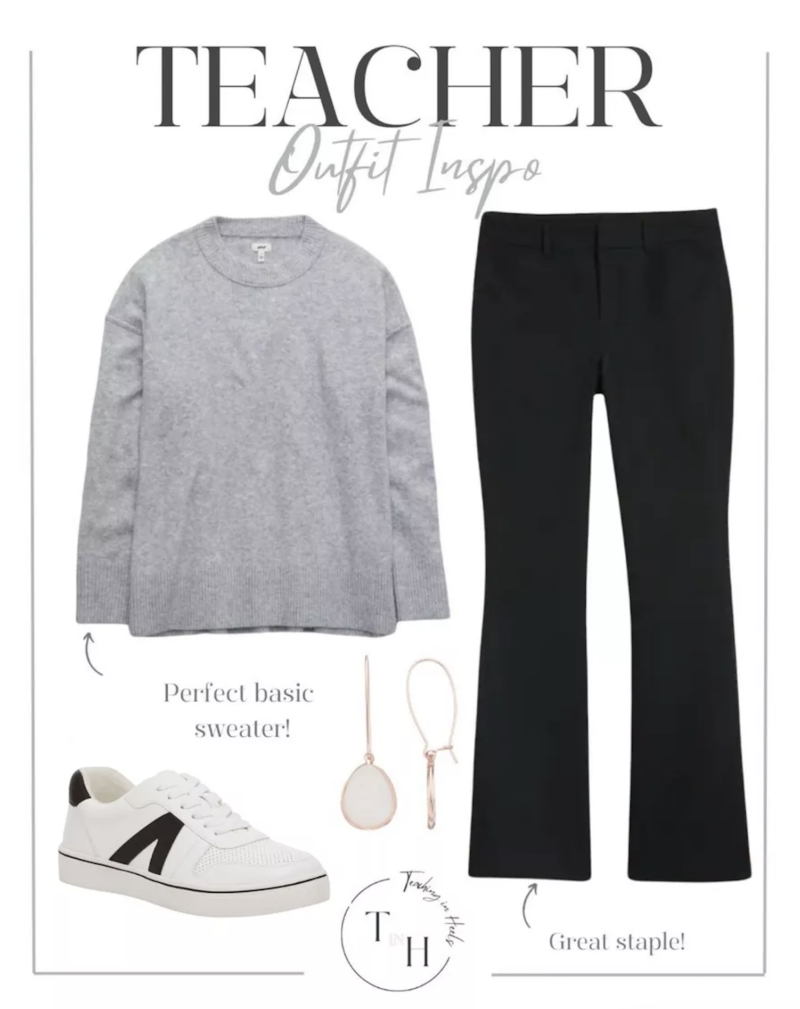 Stylish Comfort: Teacher Outfits With Sneakers - Teaching in Heels