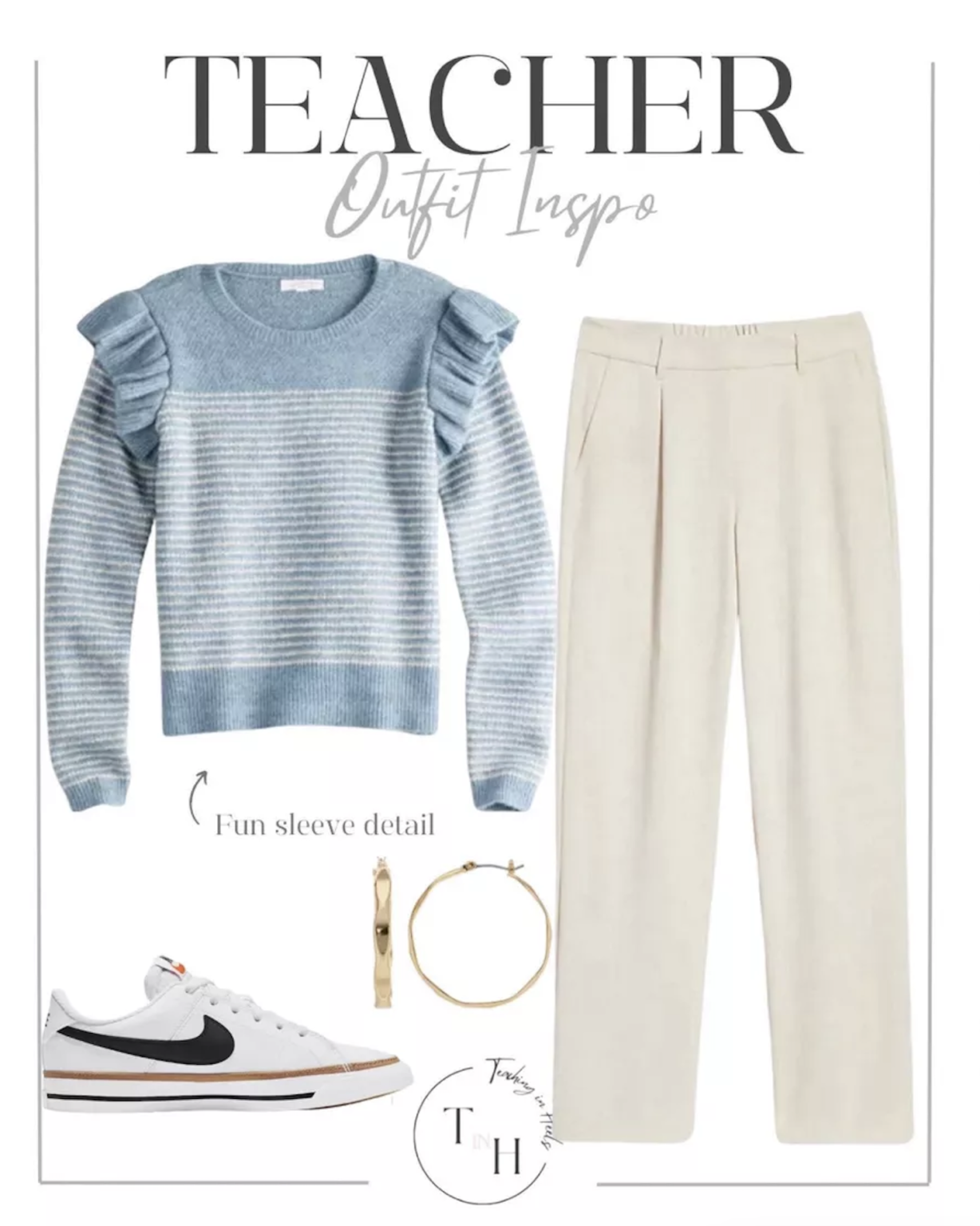Stylish Comfort: Teacher Outfits With Sneakers - Teaching in Heels
