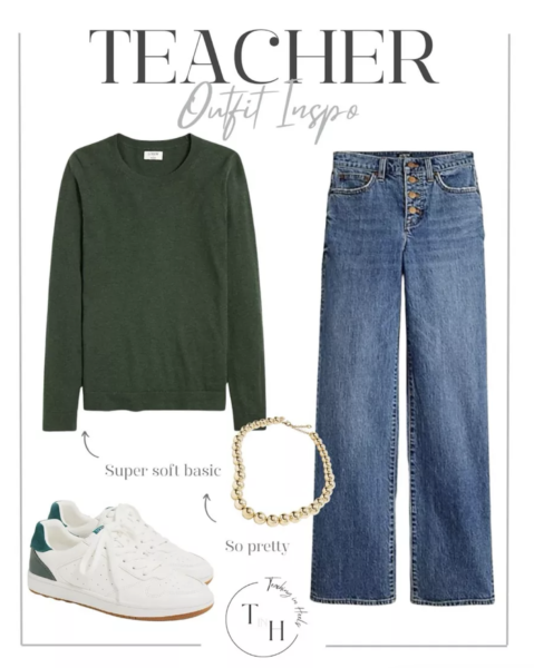 Stylish Comfort: Teacher Outfits With Sneakers - Teaching in Heels