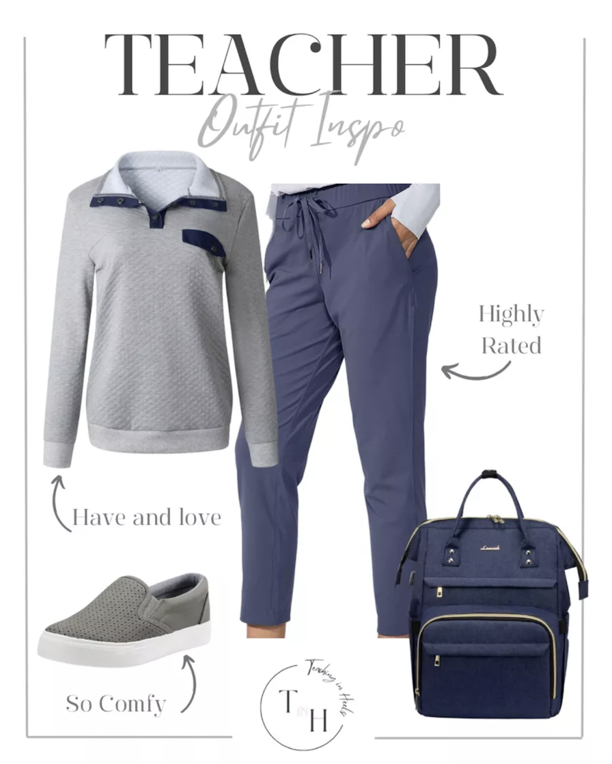 Stylish Comfort: Teacher Outfits With Sneakers - Teaching in Heels