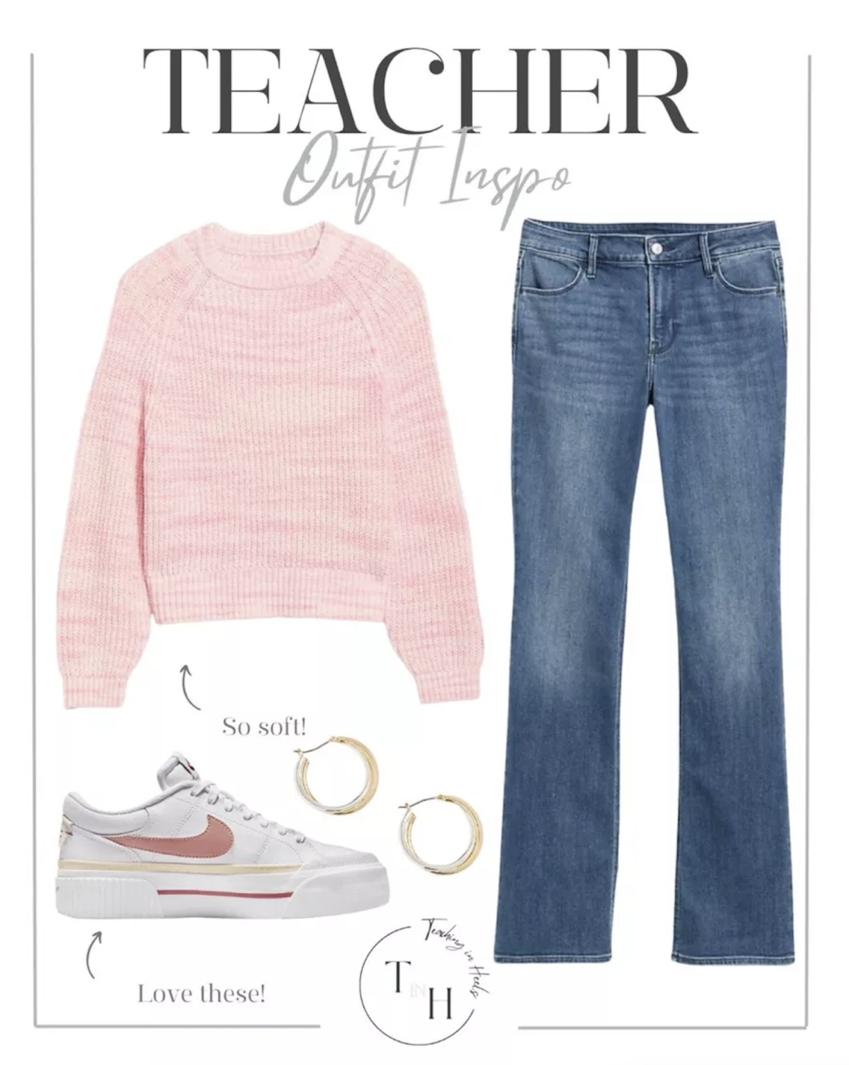 Stylish Comfort: Teacher Outfits With Sneakers - Teaching in Heels