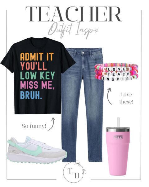 How to Style Teacher T-Shirts: From Casual to Chic - Teaching in Heels